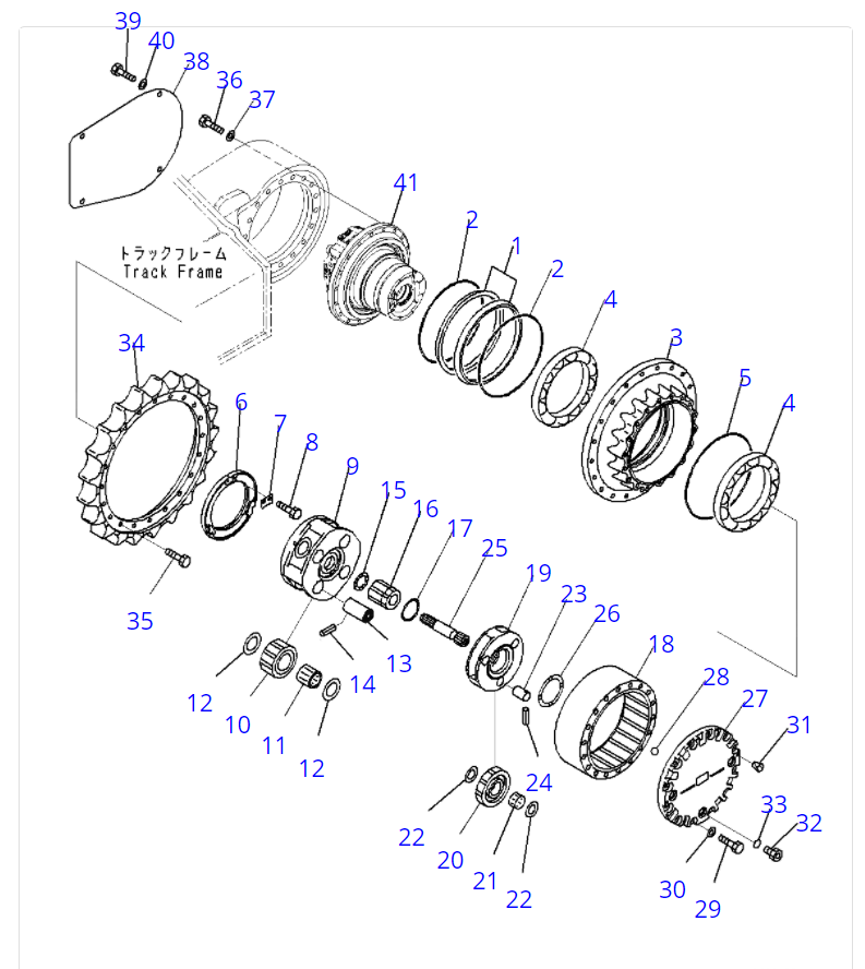 PC200-8 PC200-8MO Final drive Travel motor 20Y-27-00560 20Y-27-00590 ...